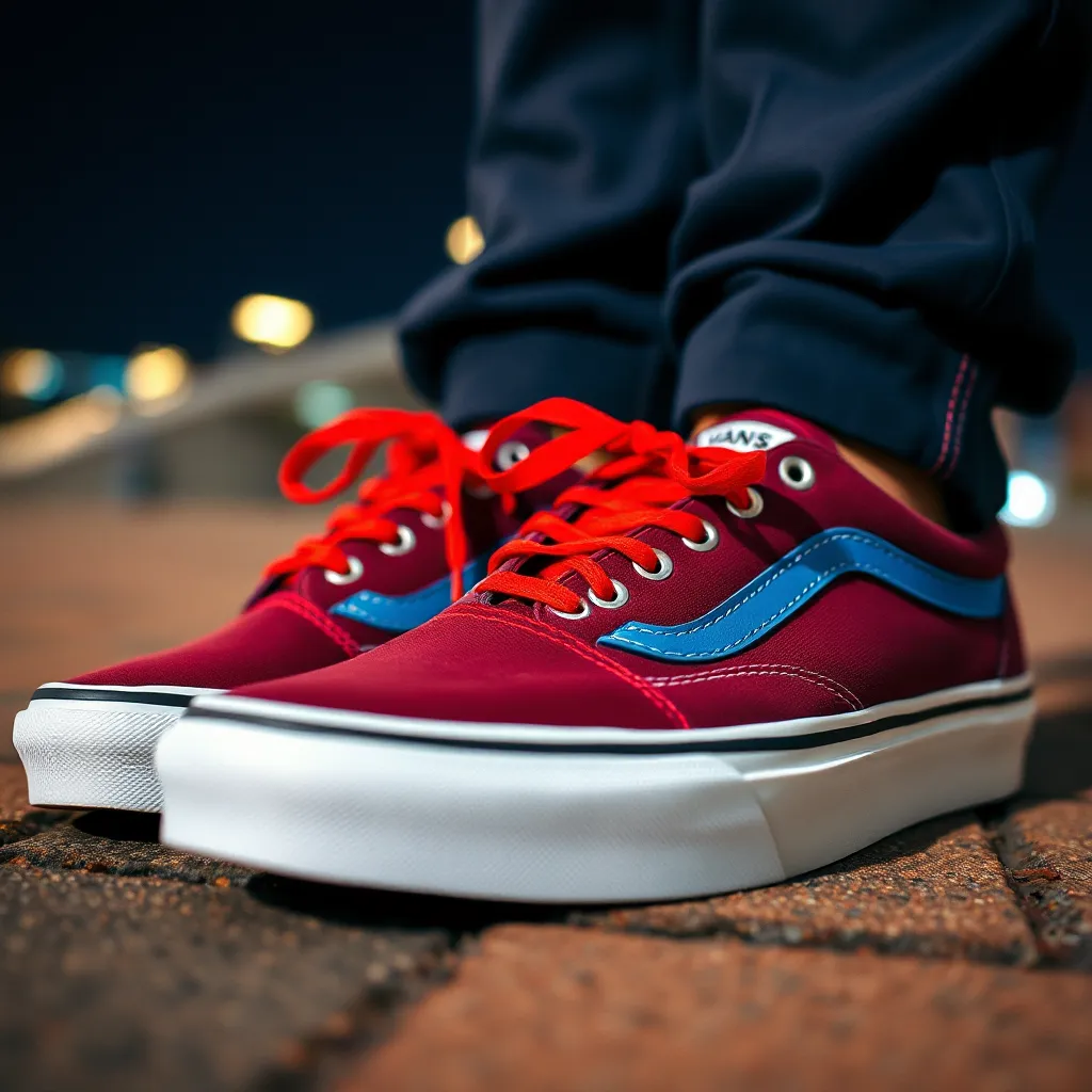The Unique Appeal of Vans with Blue Stripes