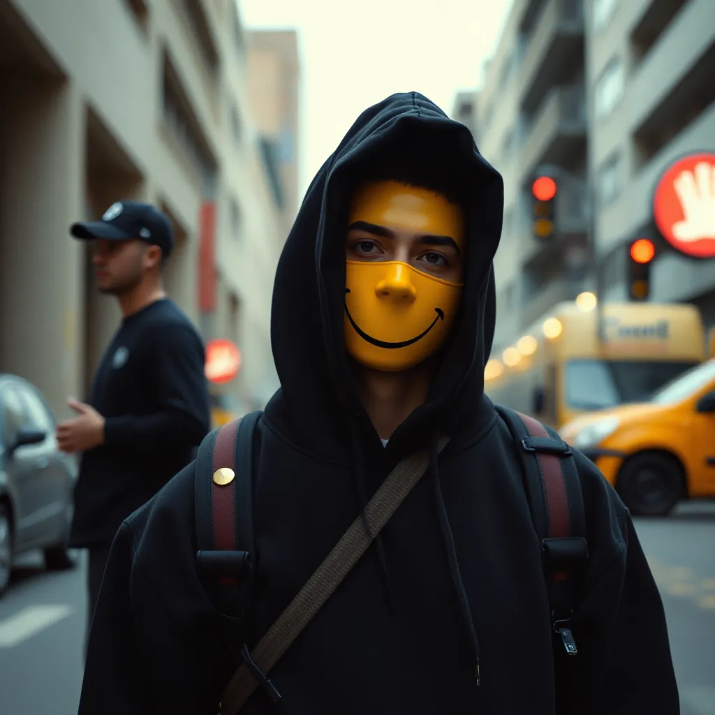 The Black Hoodie with Smiley Face: Culture and Style
